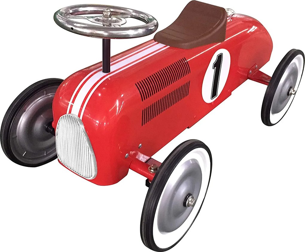 Dětské retro odrážedlo červené