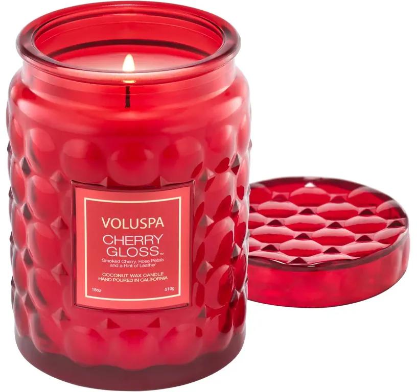 Voluspa – vonná svíčka Cherry Gloss (Třešňový lesk), 510 g