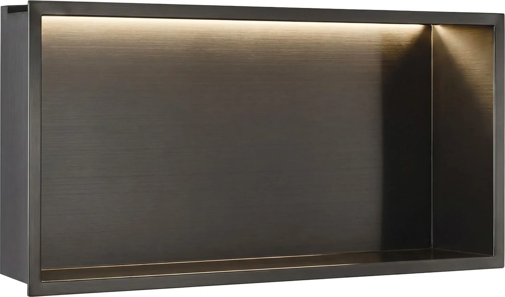 Rea Rea, koupelnová LED nika, 30x60cm, grafitová, REA-08563