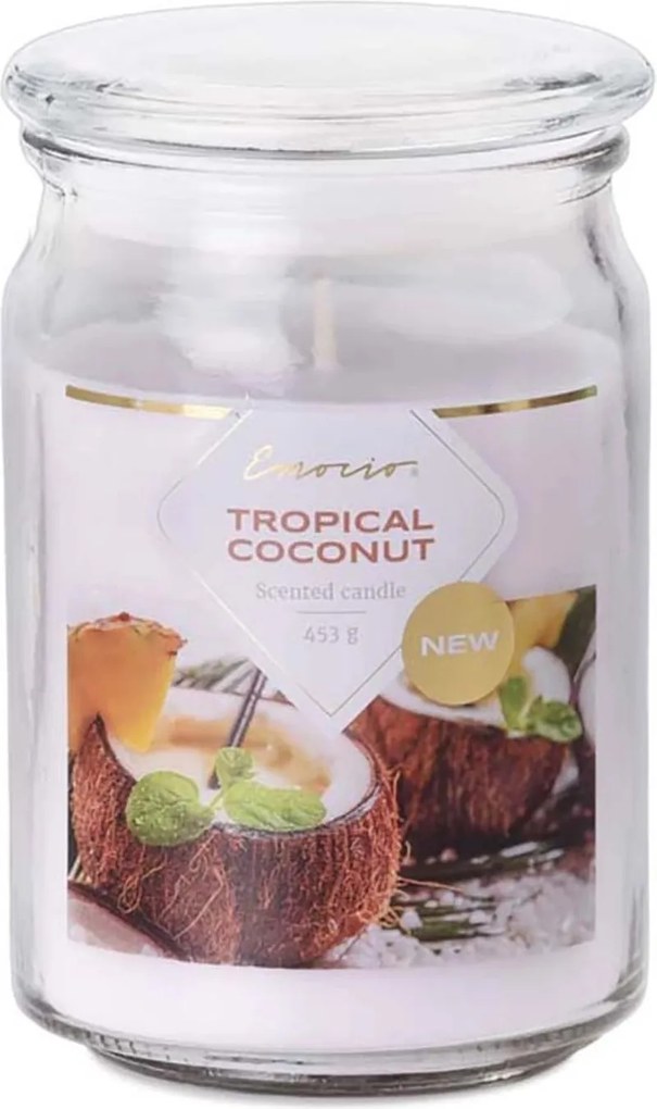 Emocio Svíčka ve skle Tropical Coconut 93 x 142 mm