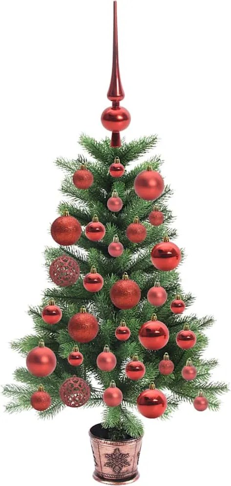 Vánoční stromeček s 150 LED diodami s stojanem Zelená 90 cm PE 3396300