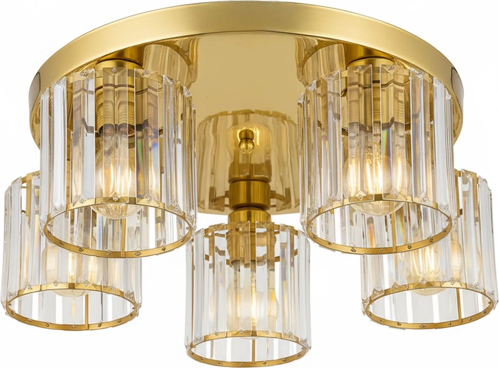 Toolight Rea, Stropní svítidlo EBT024-5C GOLD, OSW-01224