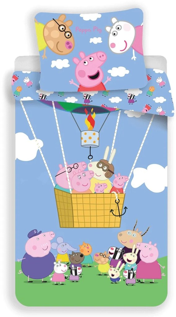 Jerry Fabrics Povlečení Peppa Pig 001 140x200, 70x90 cm