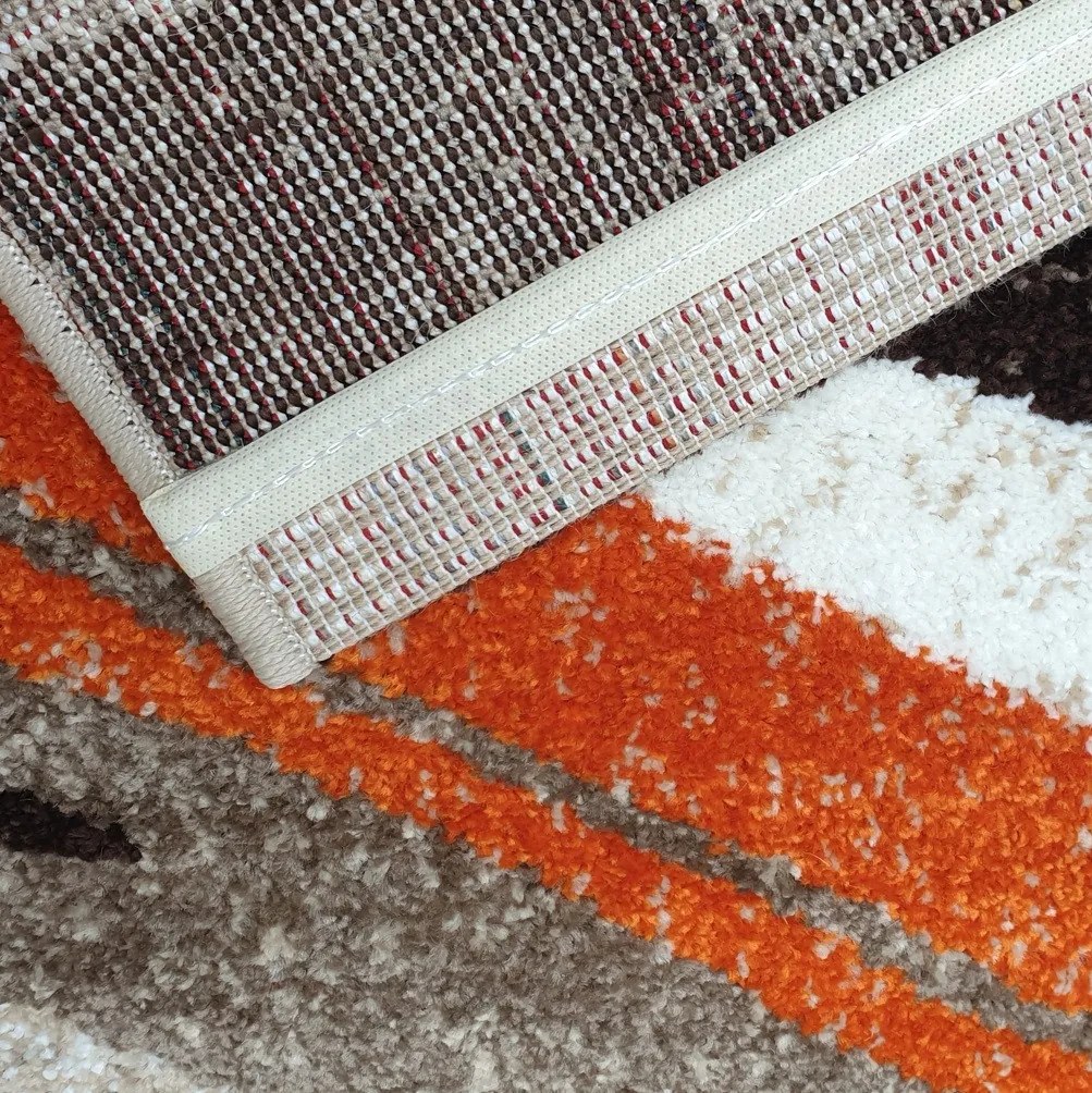 Spoltex, Kusový koberec Enigma New 307-78 orange, 120x170, oranžová, kancelář