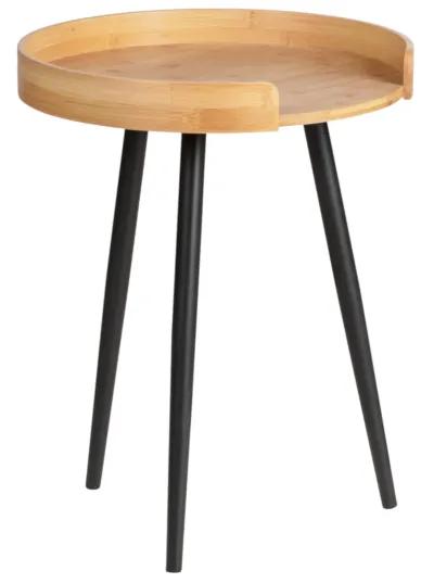Konferenční stolek LOFT, 40x50x40, hnědá/černá
