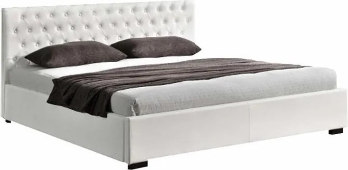 Postel s úložným prostorem, bíla, 180x200, DORLEN 2 NEW Kondela 0000242653