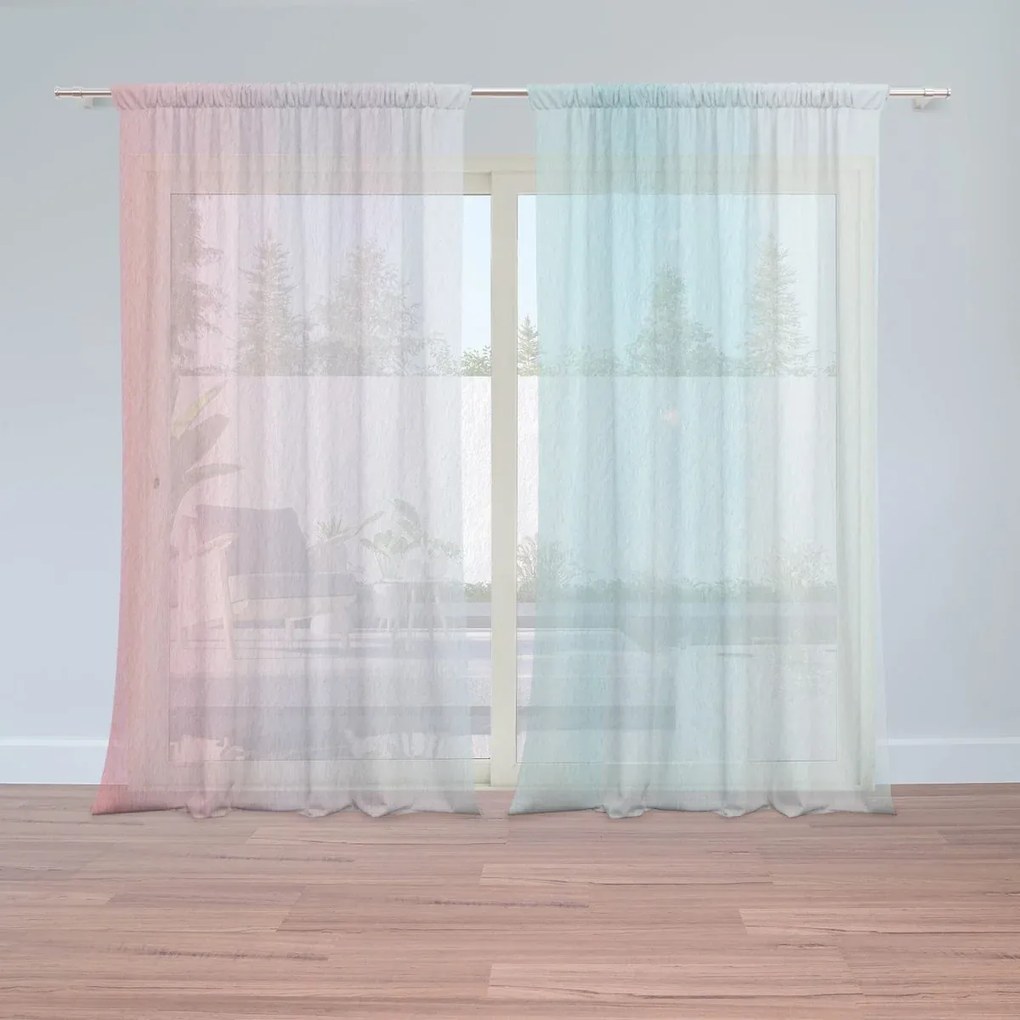 Sablio Záclony Cukrová vata : 2ks 150x250cm