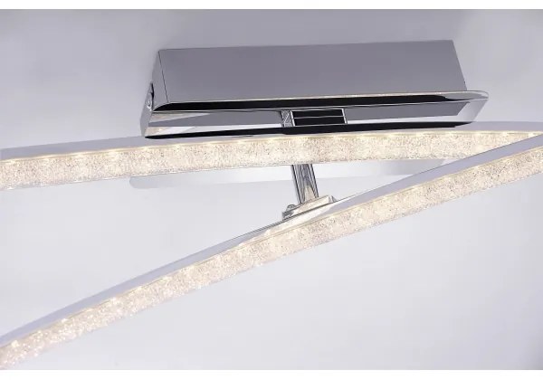 Leuchten Direkt 11292-17 - LED Přisazený lustr SIMON 2xLED/8W/230V lesklý chrom