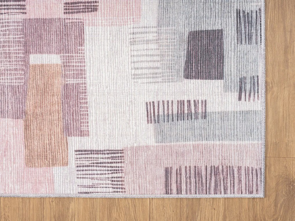 My Flair, Kusový koberec Blair CA30018 cream – na ven i na doma, 160x230, růžová, chodba / předsíň