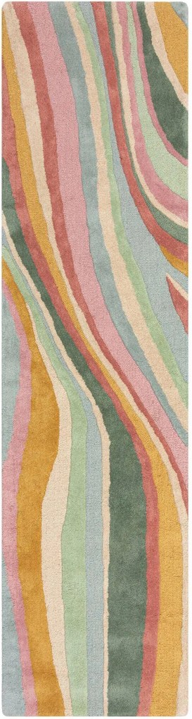 XXXLutz BĚHOUN, 60/230 cm, zelená, růžová Flair Rugs - Online Only koberce & rohožky - 003165040604