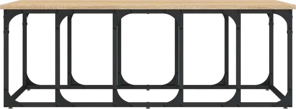 vidaXL Konferenční stolek 100 x 50 x 35,5 cm kompozitní dřevo [833379] Barva: dub sonoma