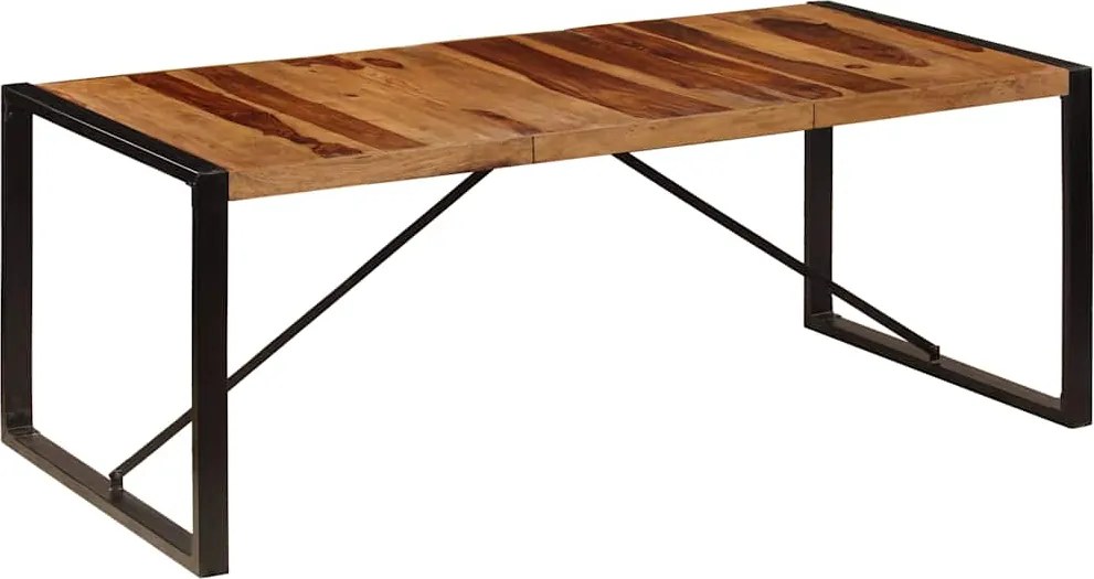 Jídelní stůl 200 x 100 x 75 cm masivní akáciové dřevo 247413