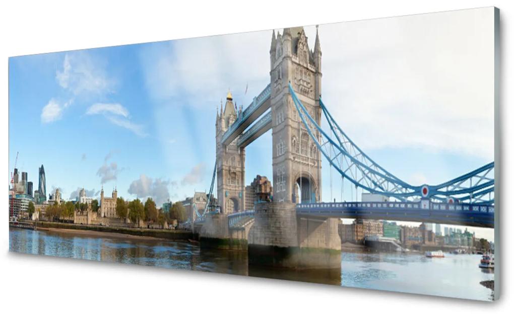 Skleněný obraz Most Londýn Architektura