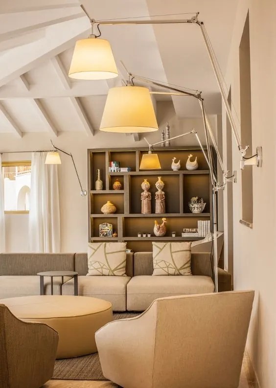 Artemide 6TOL Tolomeo Wall Mega se stmívačem, 1x150W E27, pergamenové svítínítko prům. 36cm, max. délka 185cm