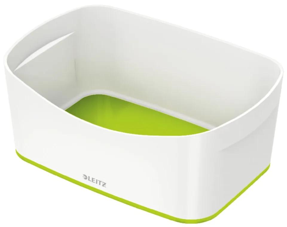 Bílo-zelený stolní box Leitz MyBox, délka 24,5 cm