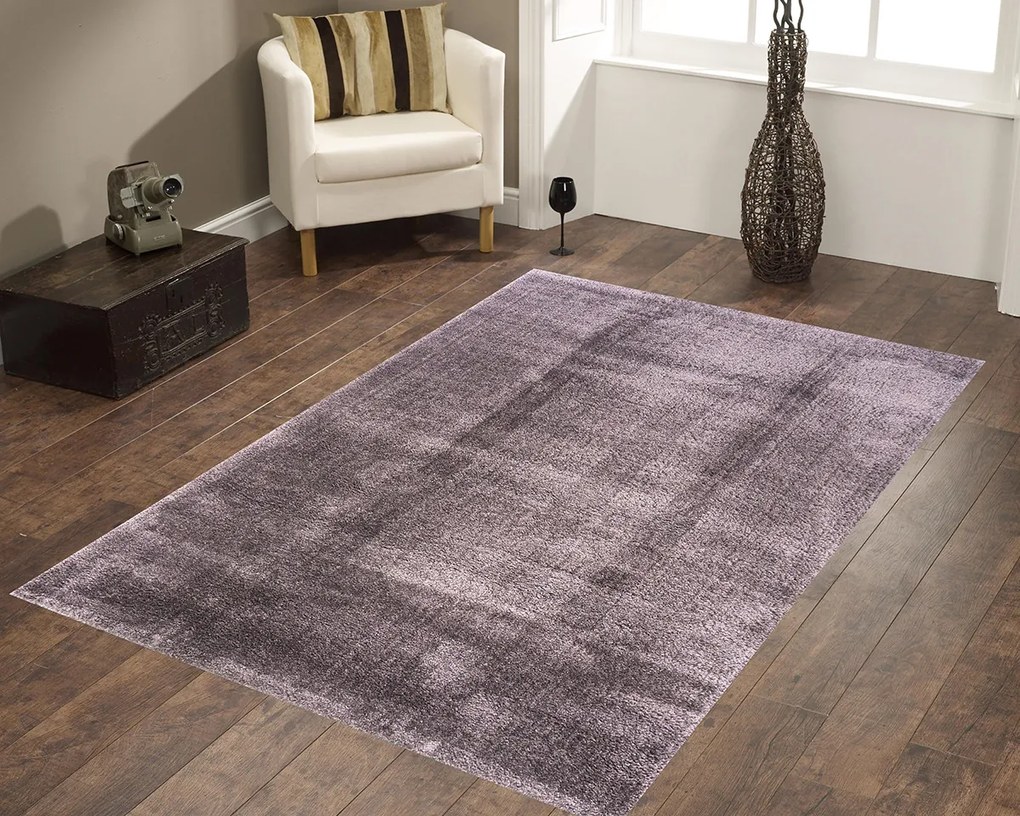 Berfin Dywany, Kusový koberec Microsofty 8301 Dark lila, 160x220, fialová, ložnice
