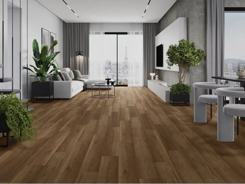 Mexen Queen Creek vinylové panely 1240 x 182 mm SPC 6,5 mm, podklad IXPE 1,5 mm, 4 V-drážka, Dub - F1013-1240-182-505-4V1-01