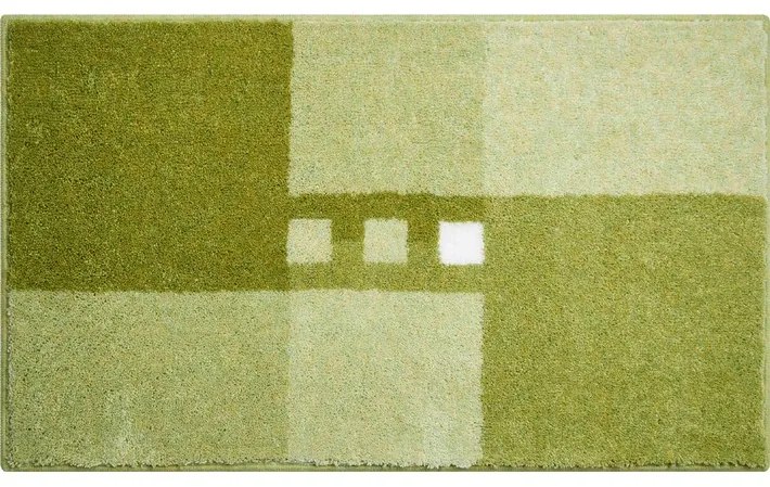 LineaDue MERKUR Koupelnová předložka zelená 70x120 cm