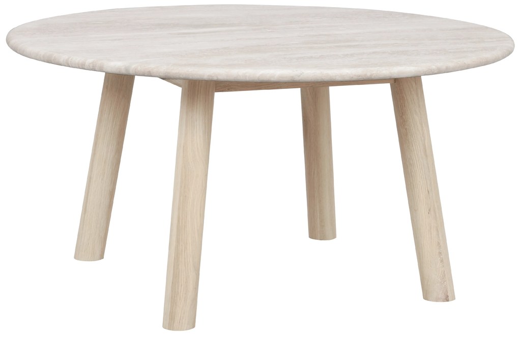 ROWICO Konferenční stolek TARANSAY světlý ø90 cm 120844