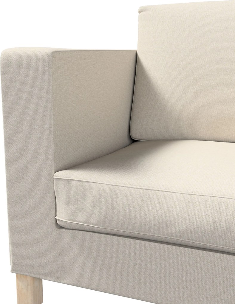 Potah na pohovku IKEA  Karlanda rozkládací, krátký barva šedá látka pletený vzor