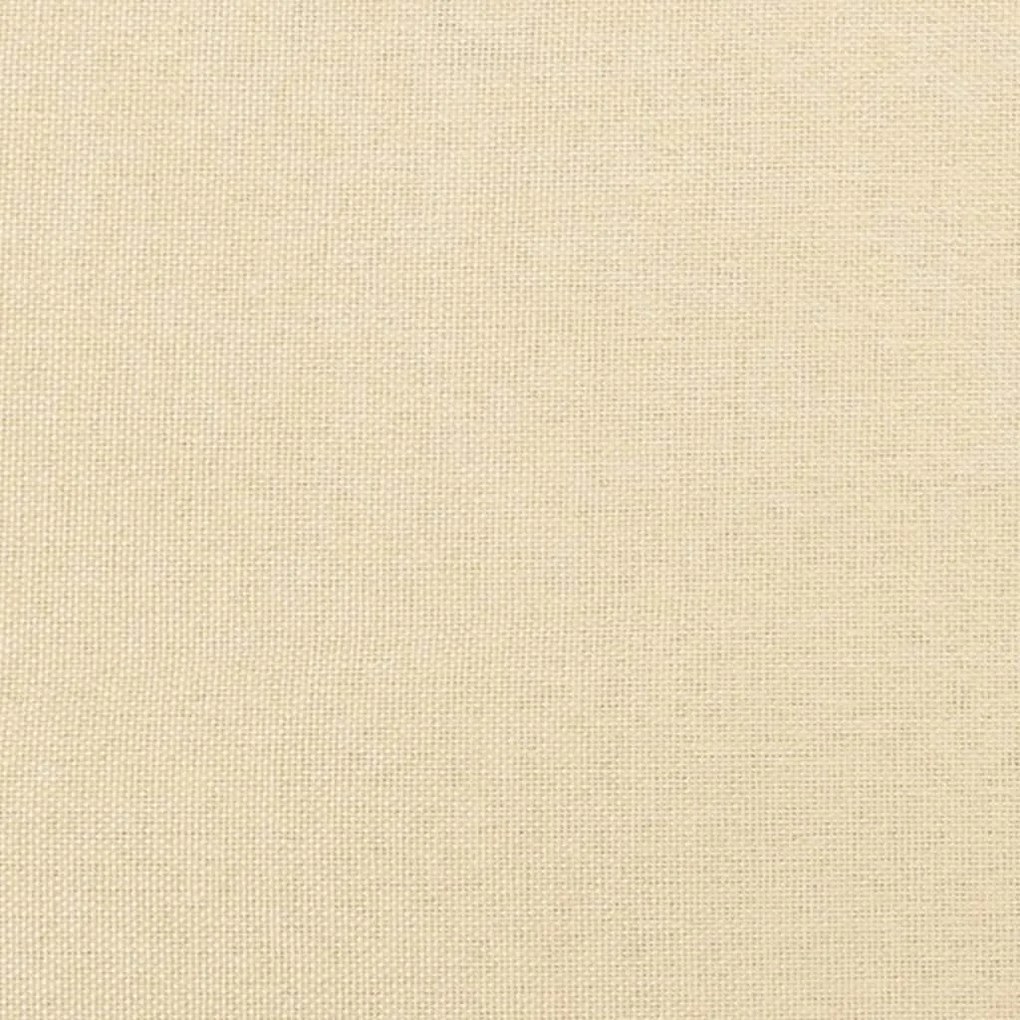 vidaXL 2místná rozkládací pohovka textil [375855] Barva: krémová