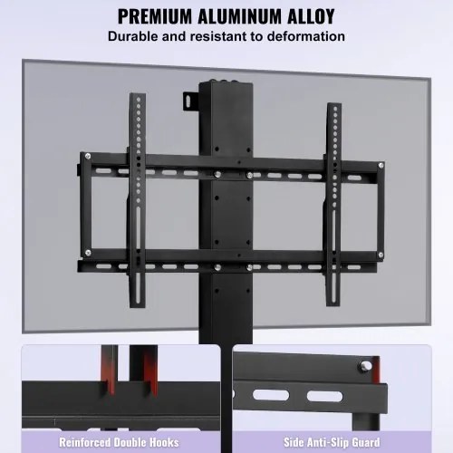 Motorový TV zvedák pro obrazovky 66–152,4 cm, zdvih 800 mm, nosnost 59,9 kg