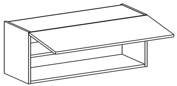 EBS EH90HKPH Skříňka horní výklopná, 90 cm, dub halifax 1 set