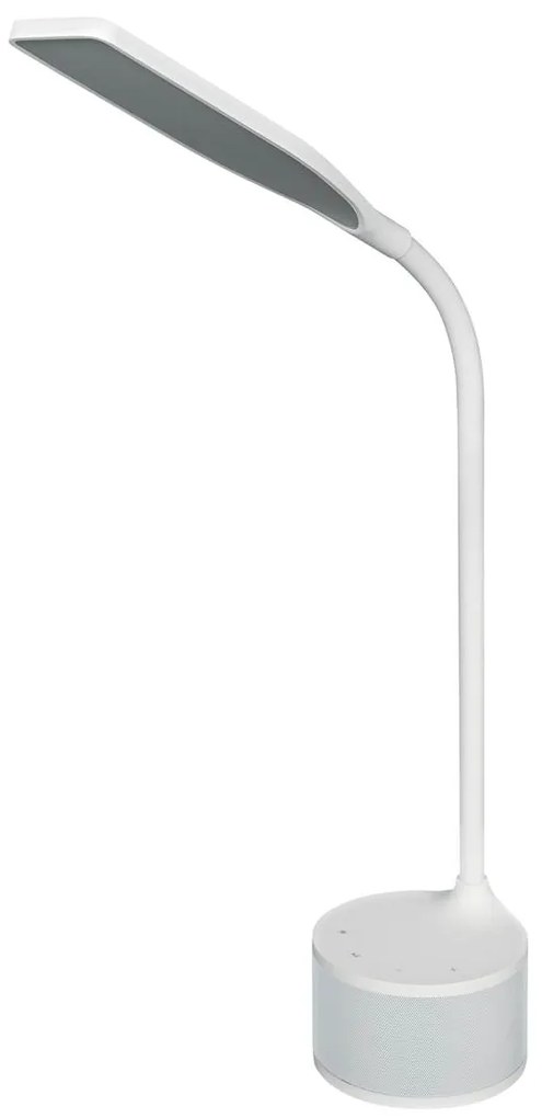 Moderní stolní LED stmívatelná lampička s Bluetooth reproduktorem PANAN, 7W, teplá bílá Ledvance PANAN