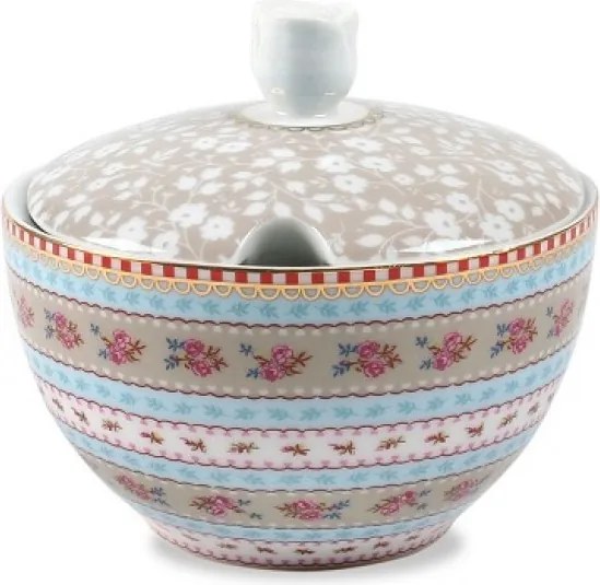 Pip Studio Floral Cukřenka khaki