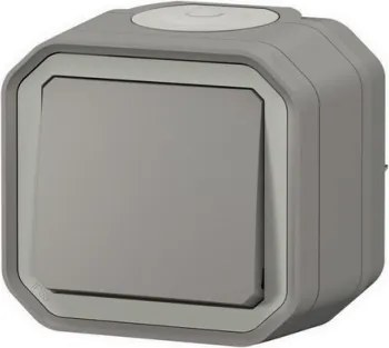 Legrand Plexo IP55 venkovní tlačítko šedá komplet pro povrchovou montáž 069720L