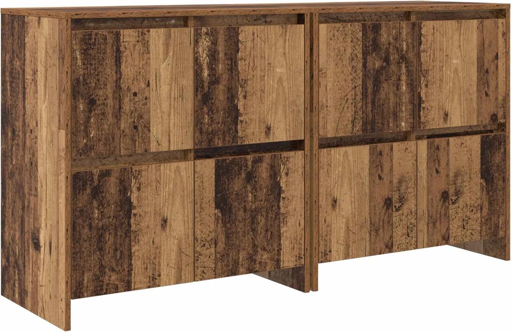 Konzole 2 ks Staré dřevo 70 x 41 x 75 cm Kompozitní dřevo 3393513