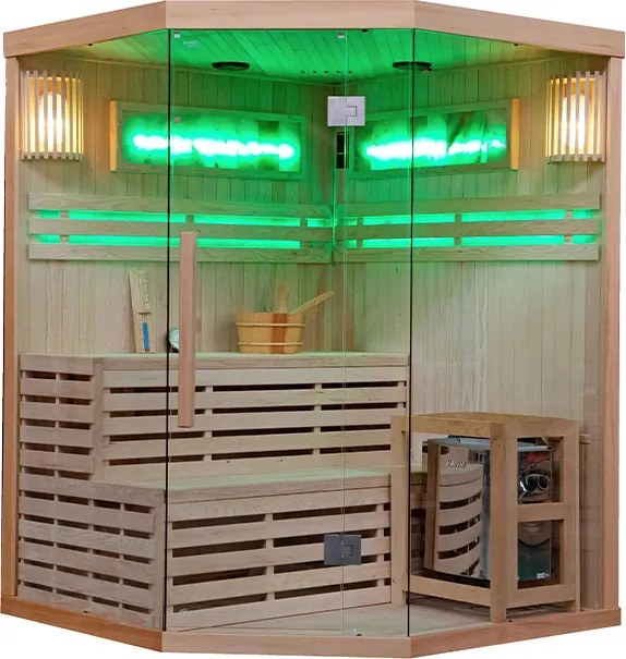 BPS-koupelny Finská sauna Relax  150x150, 4-5 osob