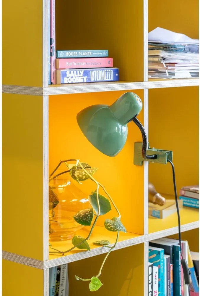 Zelená kovová stolní lampa (výška 33,5 cm) New Retro – Leitmotiv