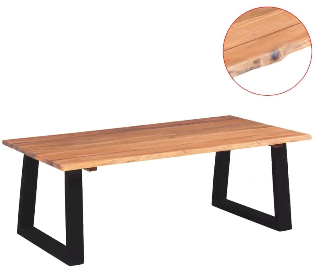 vidaXL Konferenční stolek, masivní akáciové dřevo, 110x60x40 cm