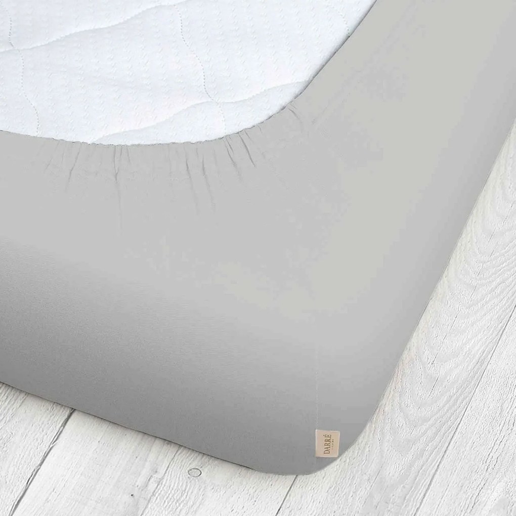 Jersey prostěradlo - new collection stříbrné na výšku matrace do 30 cm Velikost: 100 x 200