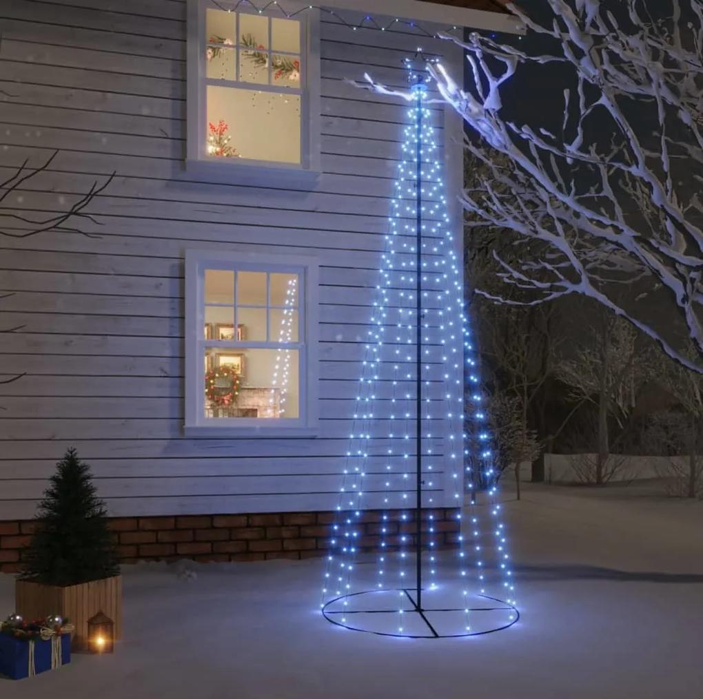 vidaXL Vánoční stromek kužel 310 ch LED diod 100 x 300 cm [343492] Barva: Studená bílá