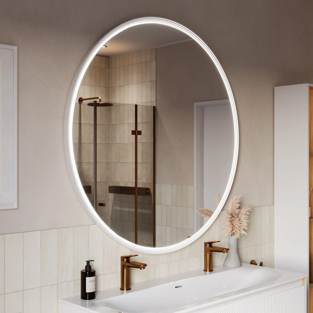 LED koupelnové zrcadlo BELDIVO kulaté - 120 cm