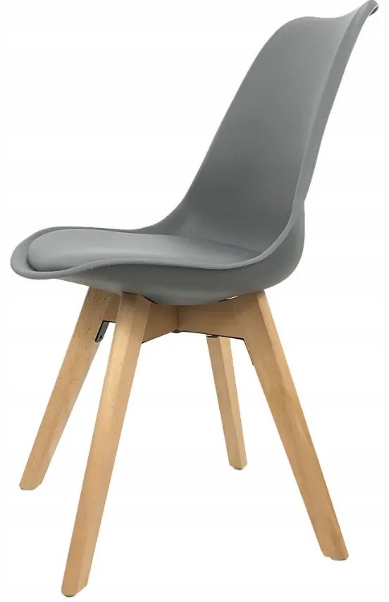Ekspand Židle šedá skandinávsky styl BASIC