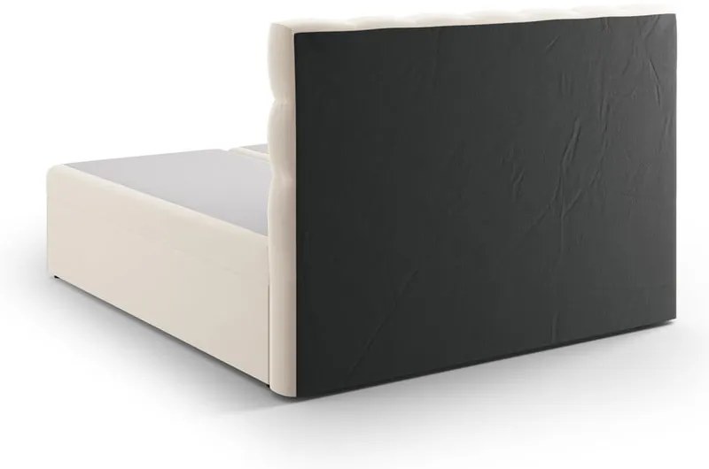 Béžová boxspring postel s úložným prostorem 160x200 cm Bali – Cosmopolitan Design