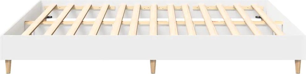 Rám postele bez matrace bílý 180x200cm Dřevěné konstrukce 3329021