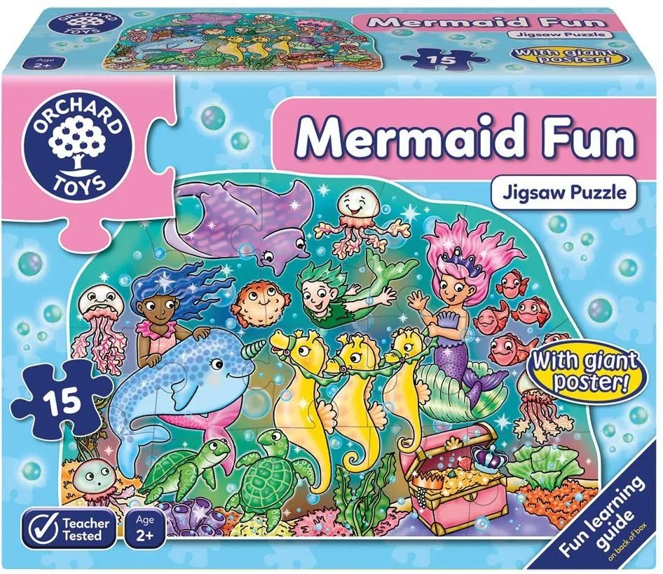Orchard toys vzdělávací puzzle zábava s mořskými vílami