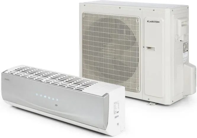 Klarstein Windwaker Pro 24, klimatizace, splitové zařízení, 24000 BTU, A ++, DC invertor, LED displej, ovládání přes aplikaci, dálkový ovladač