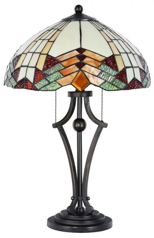 Stolní lampa Tiffany  Jannes – 40x60 cm