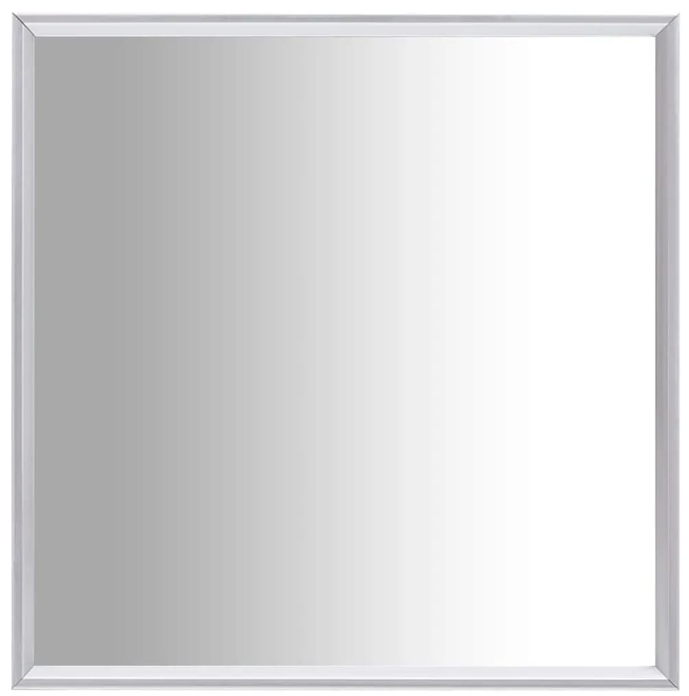 322729 vidaXL Zrcadlo stříbrné 40 x 40 cm