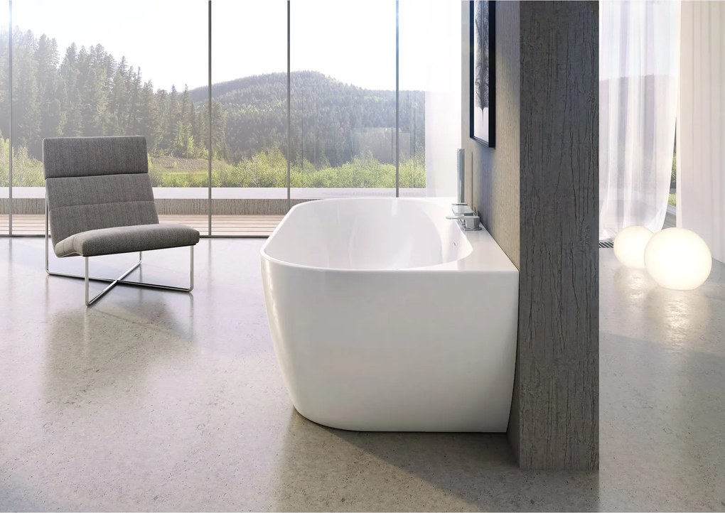 Ravak FREEDOM W vana ke zdi 166 x 80 cm snowwhite XC00100024