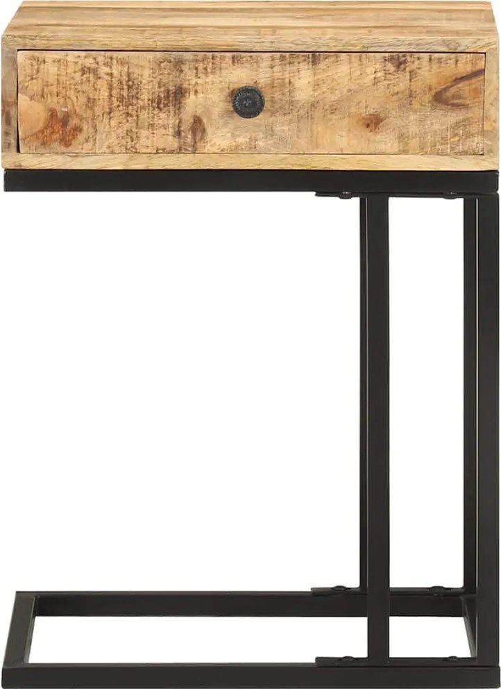 Odkládací stolek ve tvaru U 45 x 30 x 61 cm masivní mangovník 289091