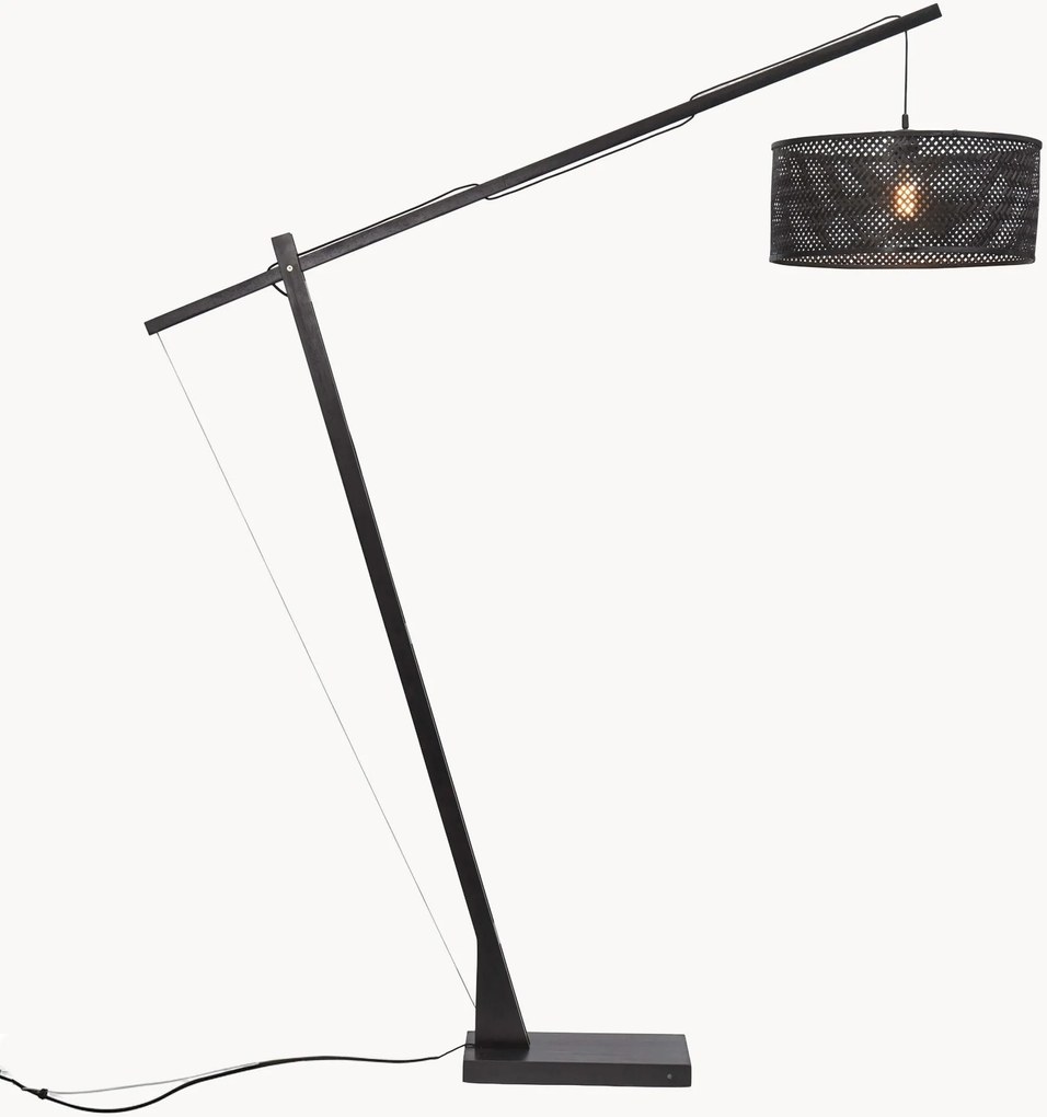 Luková lampa z bambusu Java