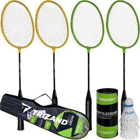 Badmintonová sada v pouzdře - 8 dílů Trizand