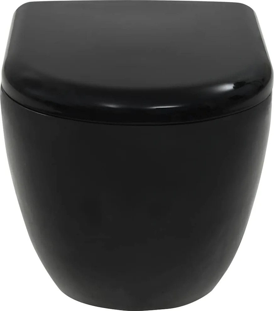 Závěsné WC keramické černé 143023