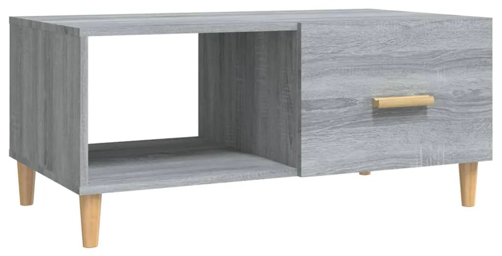 Konferenční stolek šedý sonoma 89,5x50x40 cm kompozitní dřevo - Default Title
